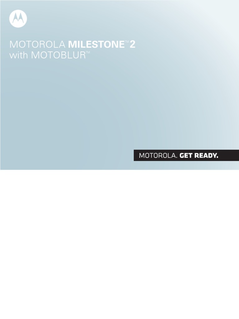 Motorola Milestone With Motoblur | PDF | Wi Fi | Instant Messaging