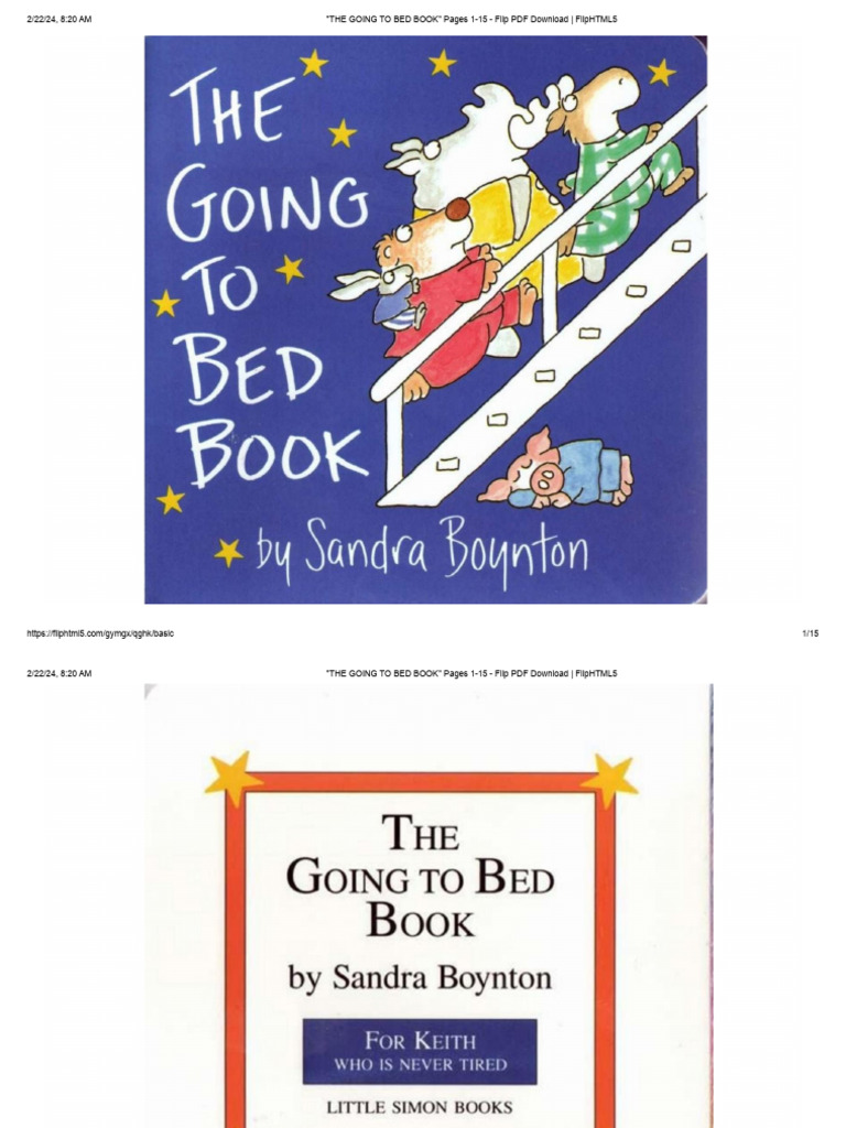 The Going To Bed Book | PDF