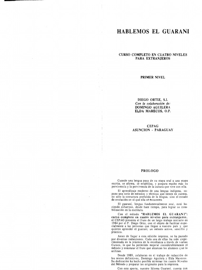 Hablemos El Guarani | PDF