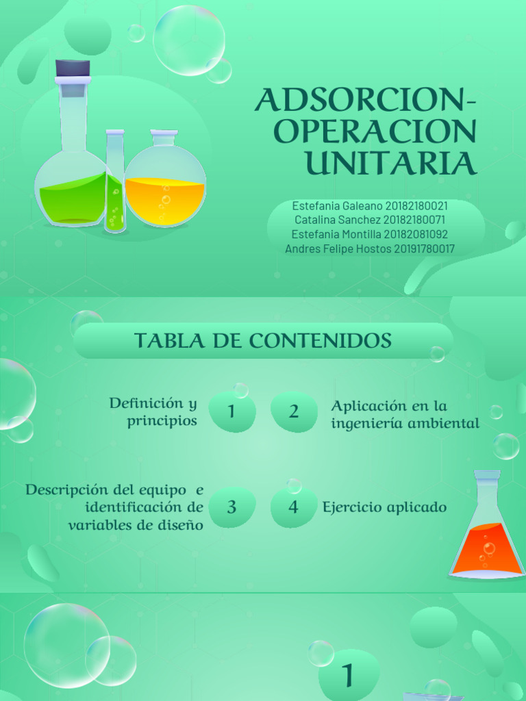 ADSORCION - g543 | PDF | Adsorción | Materiales transparentes