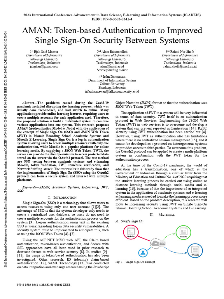 AMAN_Token-based_Authentication_to_Improved_Single_Sign-On_Security ... AMAN_Token-based_Authentication_to_Improved_Single_Sign-On_Security ...
