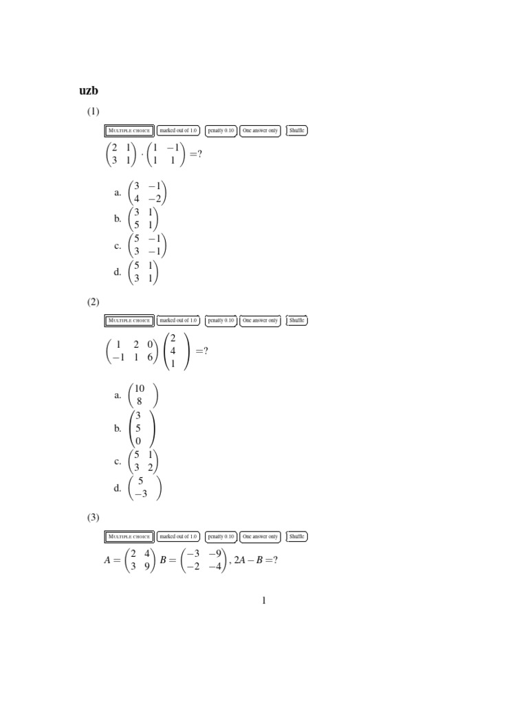 Amaliy matematika | PDF