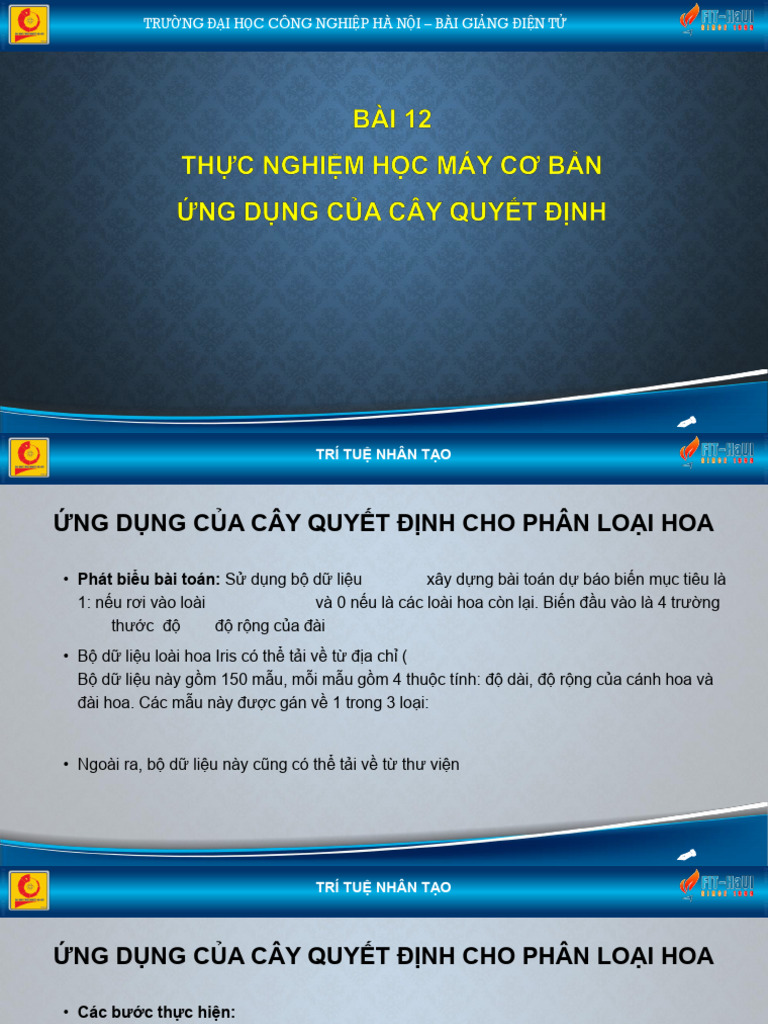 Slide-Bai 12-Ung Dung ID3 | PDF