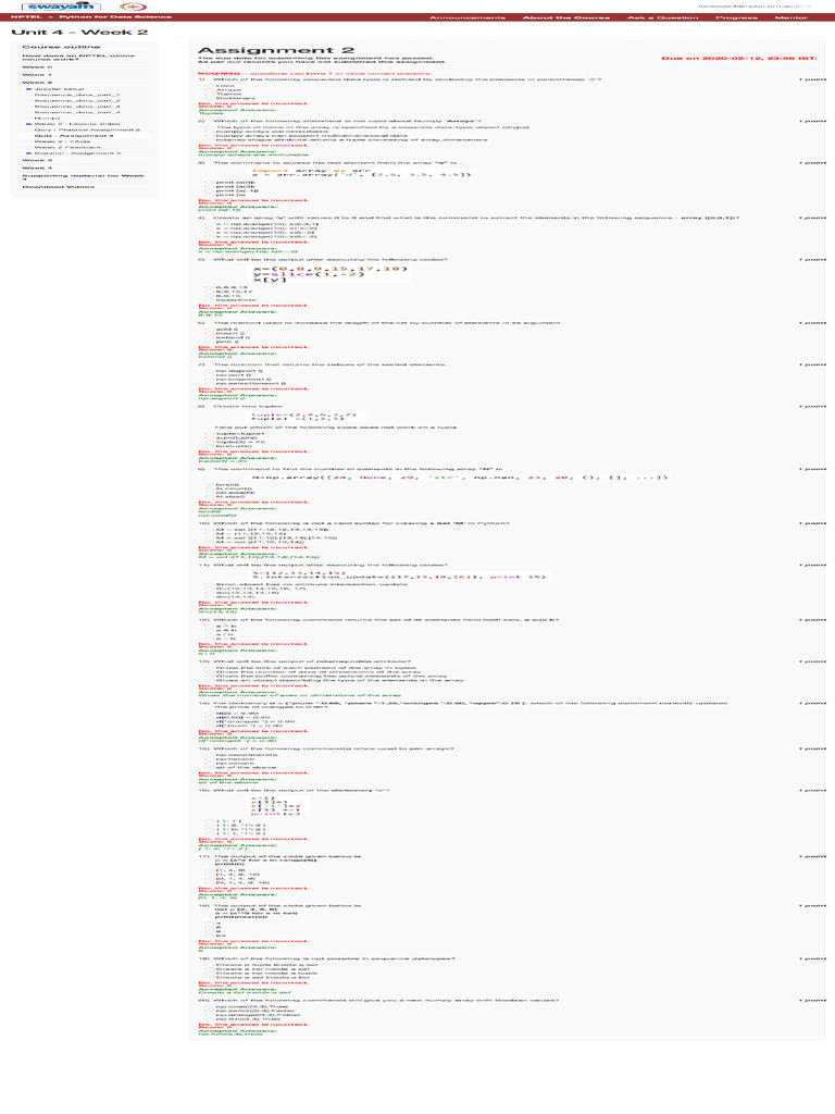Noc20 Cs36 Assigment 3 | PDF