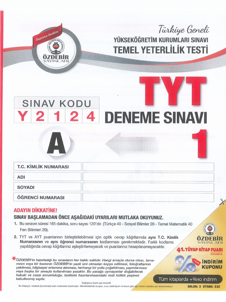 ÖZDEBİR TG1 TYT | PDF