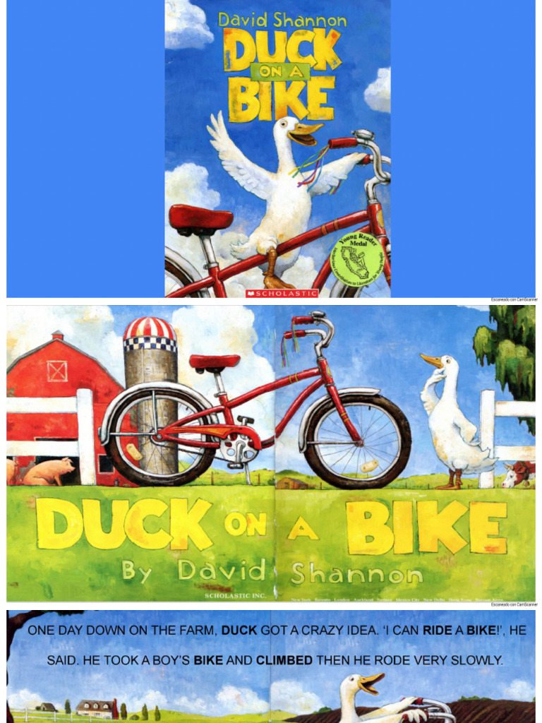Duck On A Bike' by David Shannon 2 | PDF