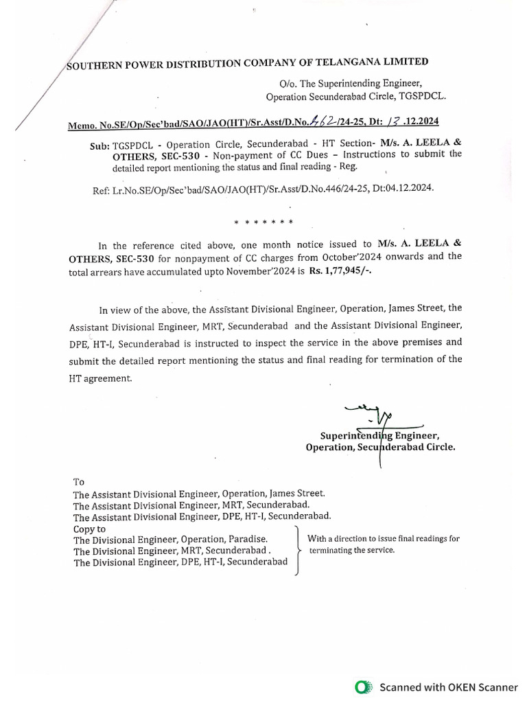 Sec530 &sec2143 | PDF