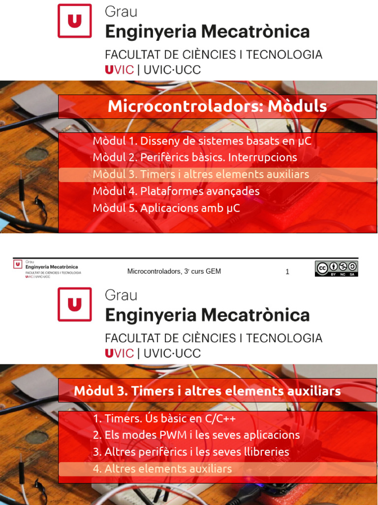 Microcontroladors: Mòduls | PDF