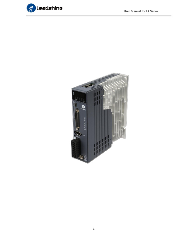 L7 Leadshine Driver User Manual | PDF | Electrical Wiring | Phase (Waves)