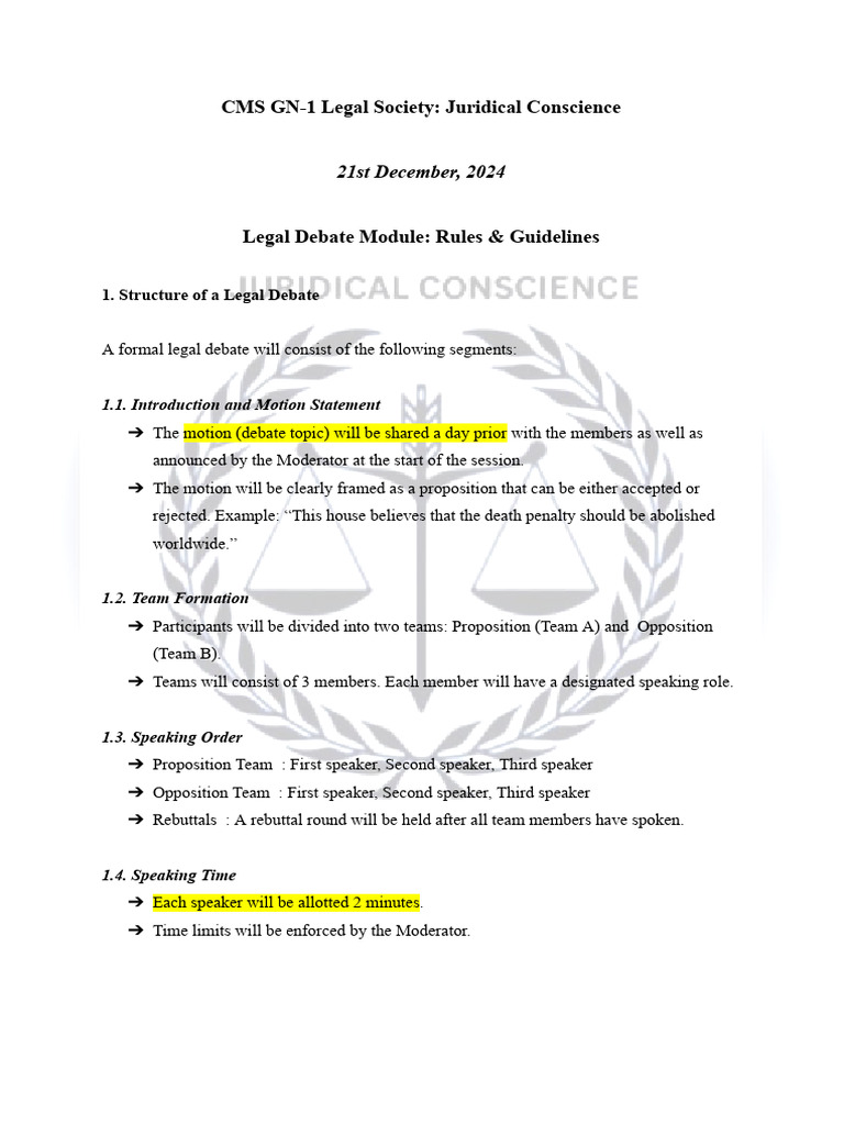 JC Society Session | PDF | Evidence | Argument