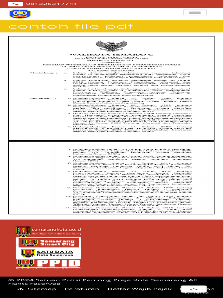Contoh File PDF | PDF