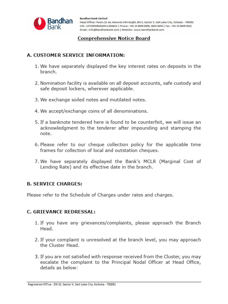 Comprehensive-notice-board | PDF | Banks | Banknote
