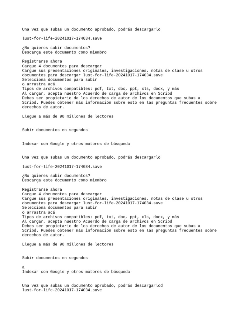 Subir y Descargar Documentos en Scribd | PDF