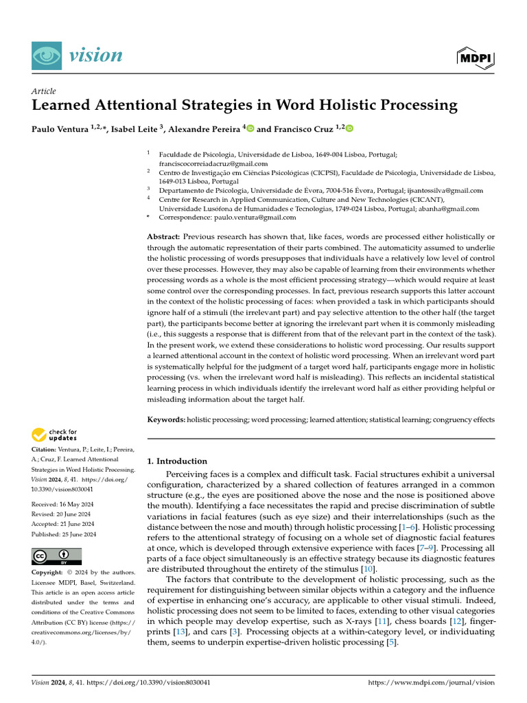 vision-08-00041-v2 | PDF | Visual Perception | Cognition