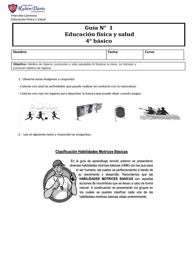 Hábitos de Higiene y Vida Saludable | PDF