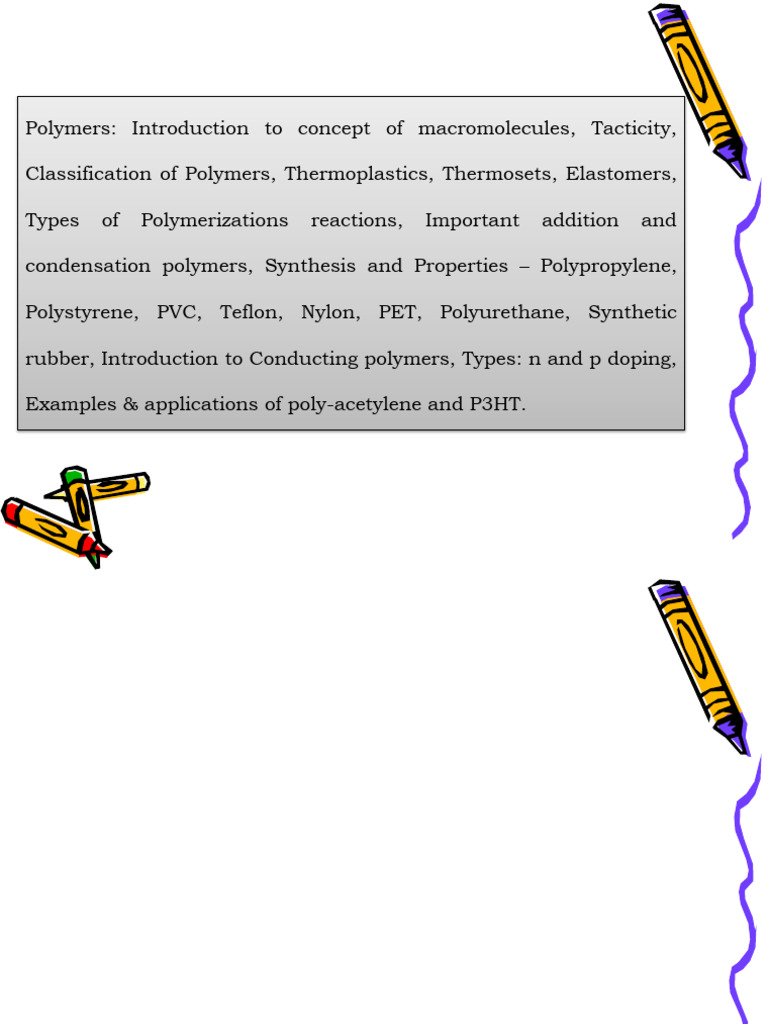 Chemistry Unit 4 PPT Notes | PDF | Polymers | Macromolecules