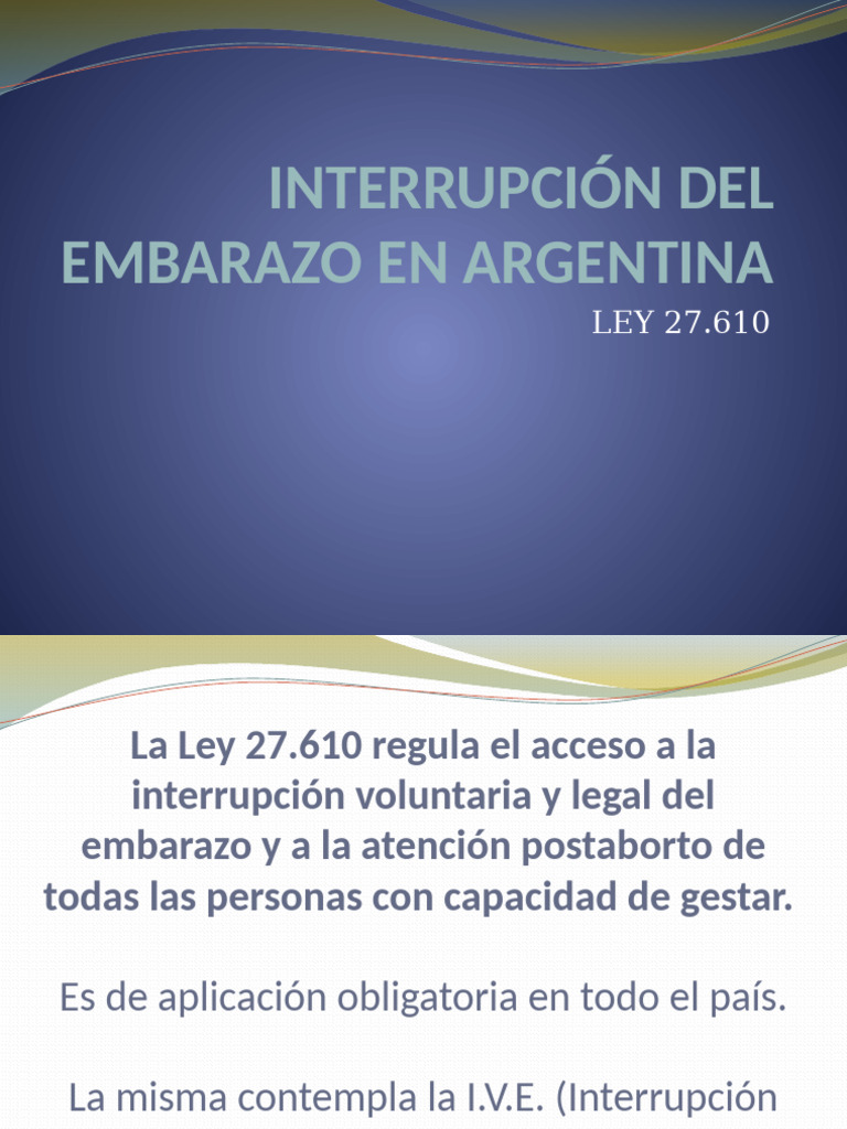 Interrupción Del Embarazo en Argentina | PDF | Violación | Aborto
