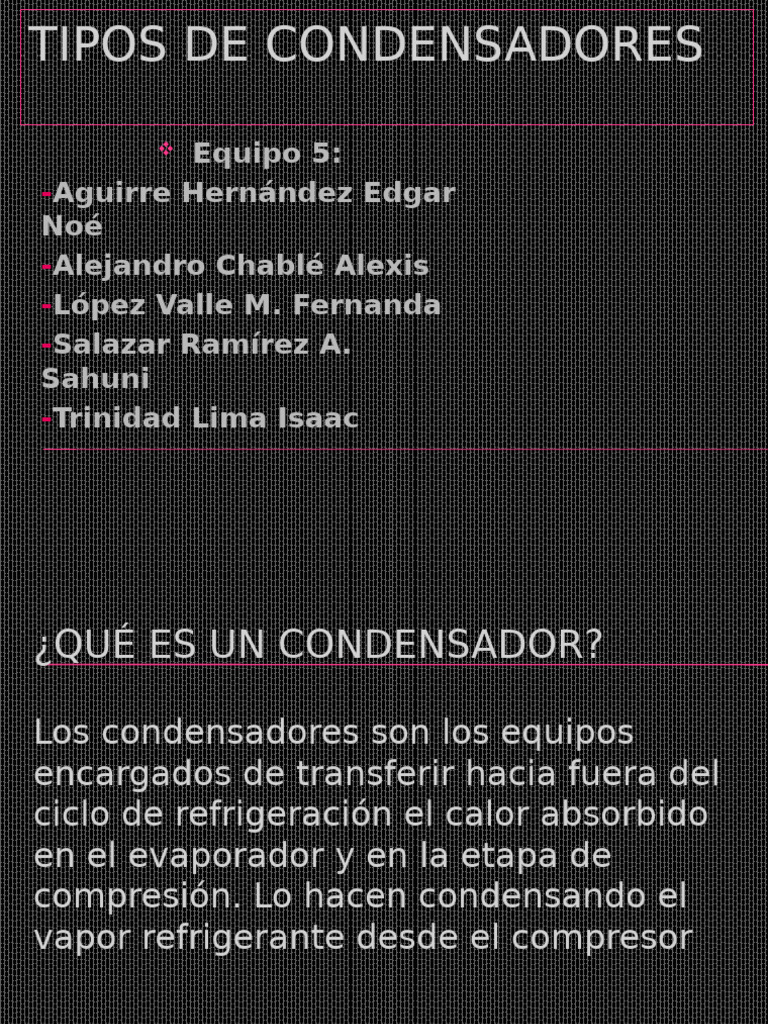 Tipos de Condensadores | PDF | Refrigerante | Agua