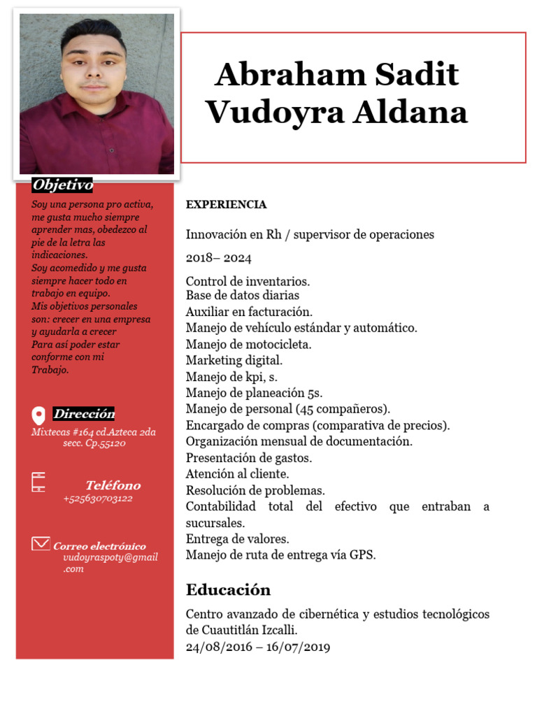 Abraham CV | PDF