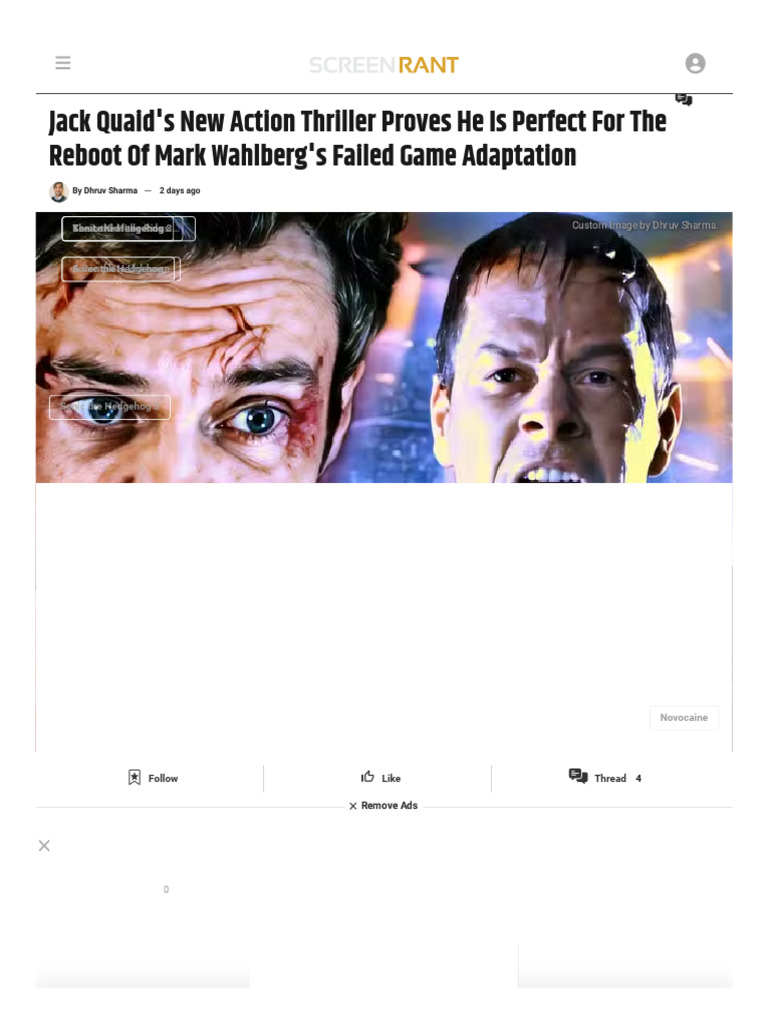 Jack Quaid's New Action Thriller Proves He Is Perfect For The Reboot Of Mark Wahlbergs Failed ...