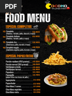 Menú y precios de Frisby 2023 | PDF