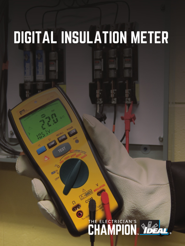 P-2857 Insulation Meter SS05.19 | PDF | Insulator (Electricity) | Voltage
