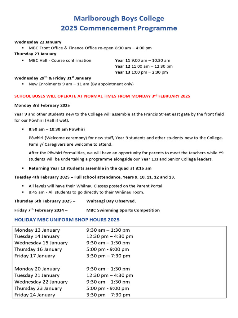 Commencement Programme 2025 | PDF