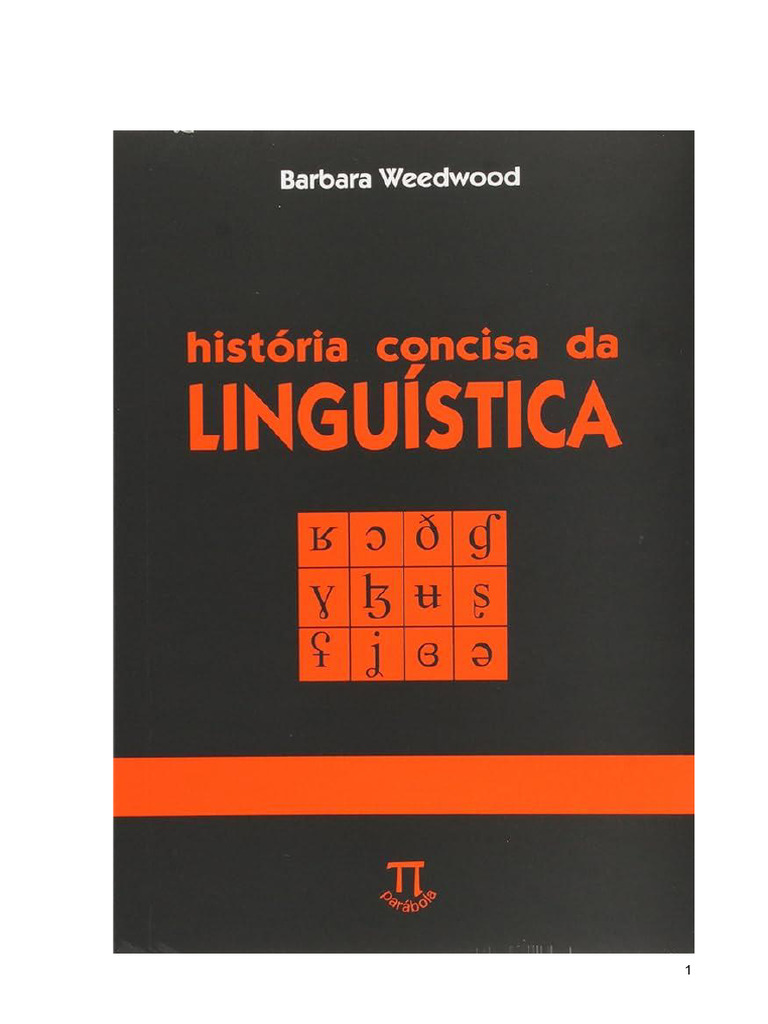 História da Linguística: Uma Visão Concisa | PDF | Gramática | Linguística