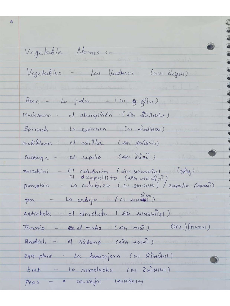 English To Spanish Word 10 | PDF