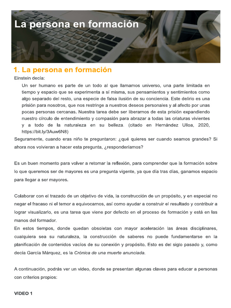 Modulo3 LA PERSONA EN FORMACION | PDF