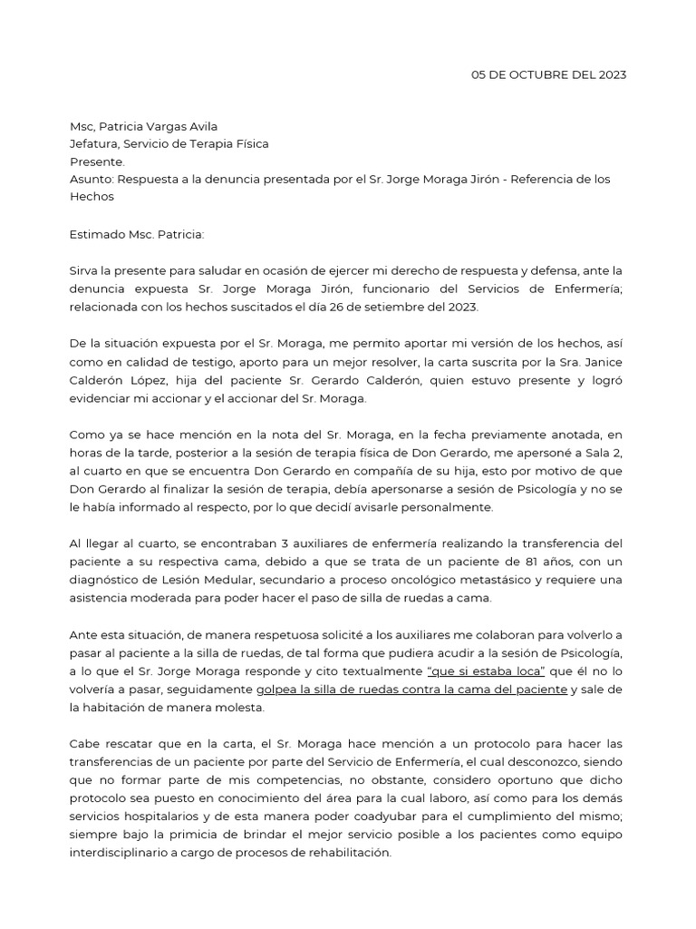 Membrete Carta Notificación para Empresa Profesional Blanco y Negro (4) (1561) | PDF