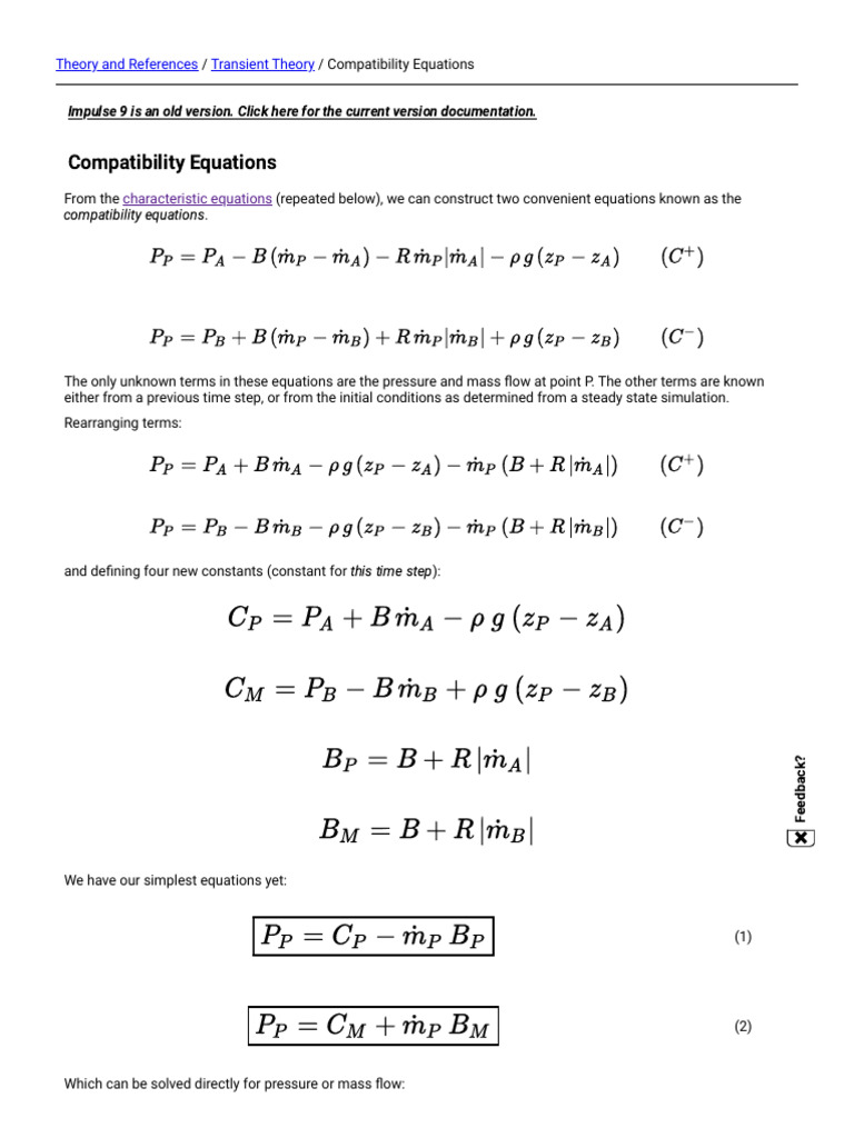 Compatibility Equations | PDF