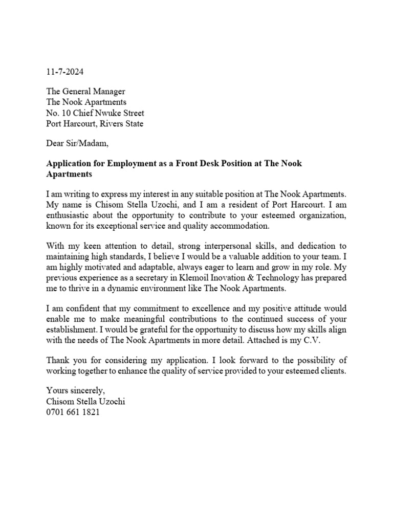 Stella Application | PDF