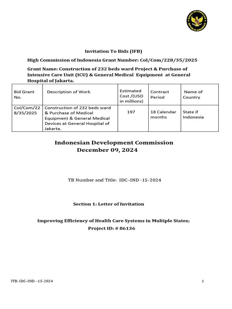 Project Tender Document | PDF | Specification (Technical Standard ...