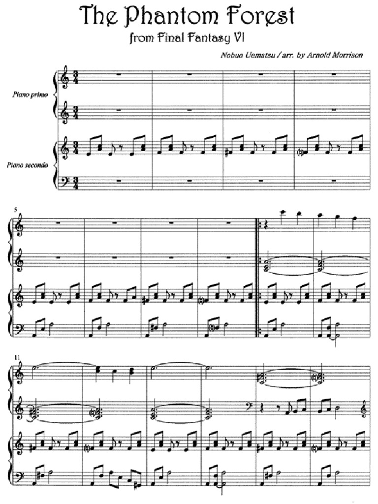 The Phantom Forest FF6 | PDF