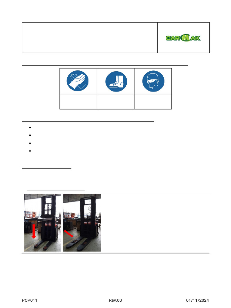 POP011 - Troca das rodas de apoio LPE E SPE com SIDEGUARD | PDF | Eixo