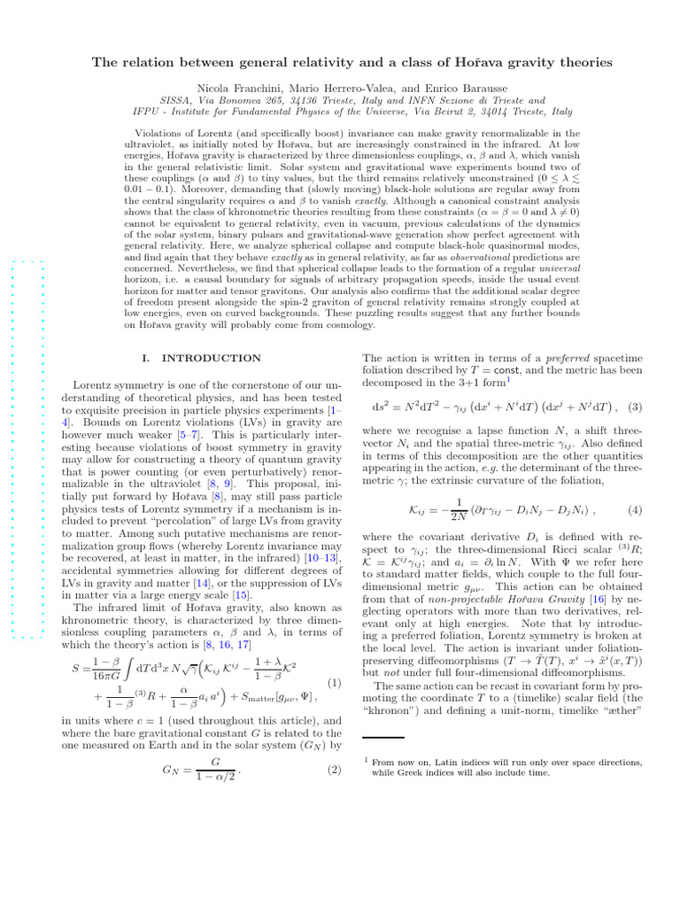 2103.00929v2 | PDF | General Relativity | Black Hole