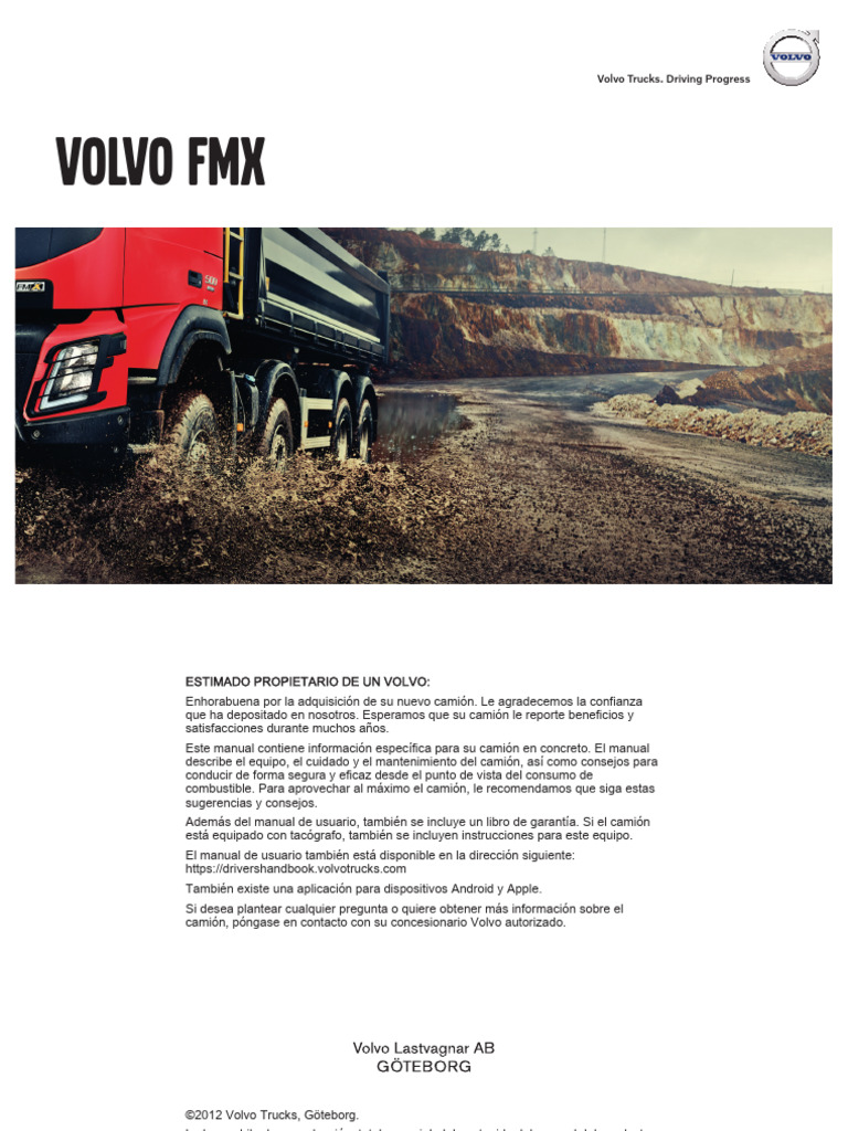 manual volvo fmx ishift 2019 | PDF | Camión | Neumático