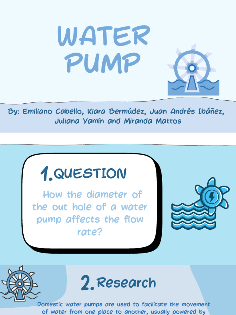 Science Fair (1) | PDF | Pump | Flow Measurement