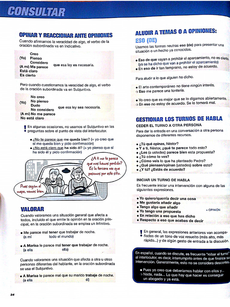 B2 Aula 4 Tema 3 Opinar Presente Subjuntivo Poner Condiciones Argumentar | PDF