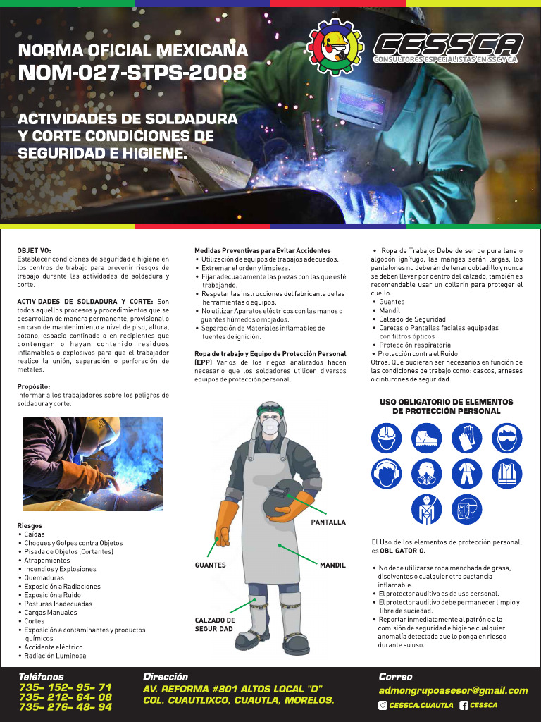 Nom 027 STPS 2008 | PDF