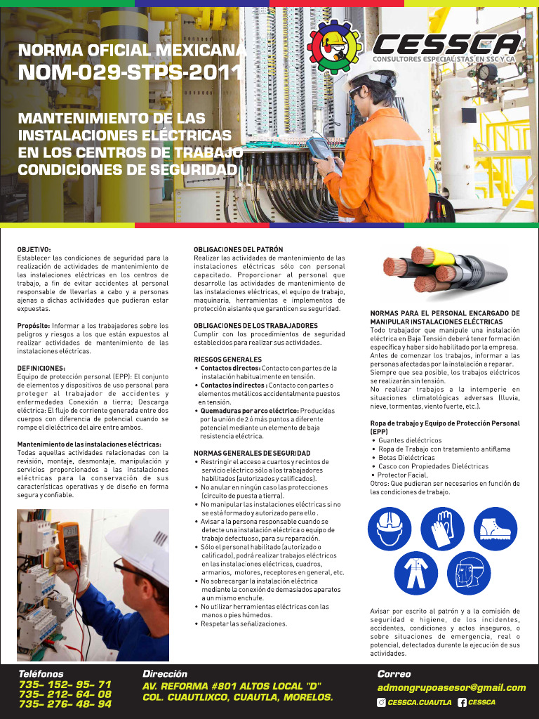 NOM-029-STPS-2011 | PDF