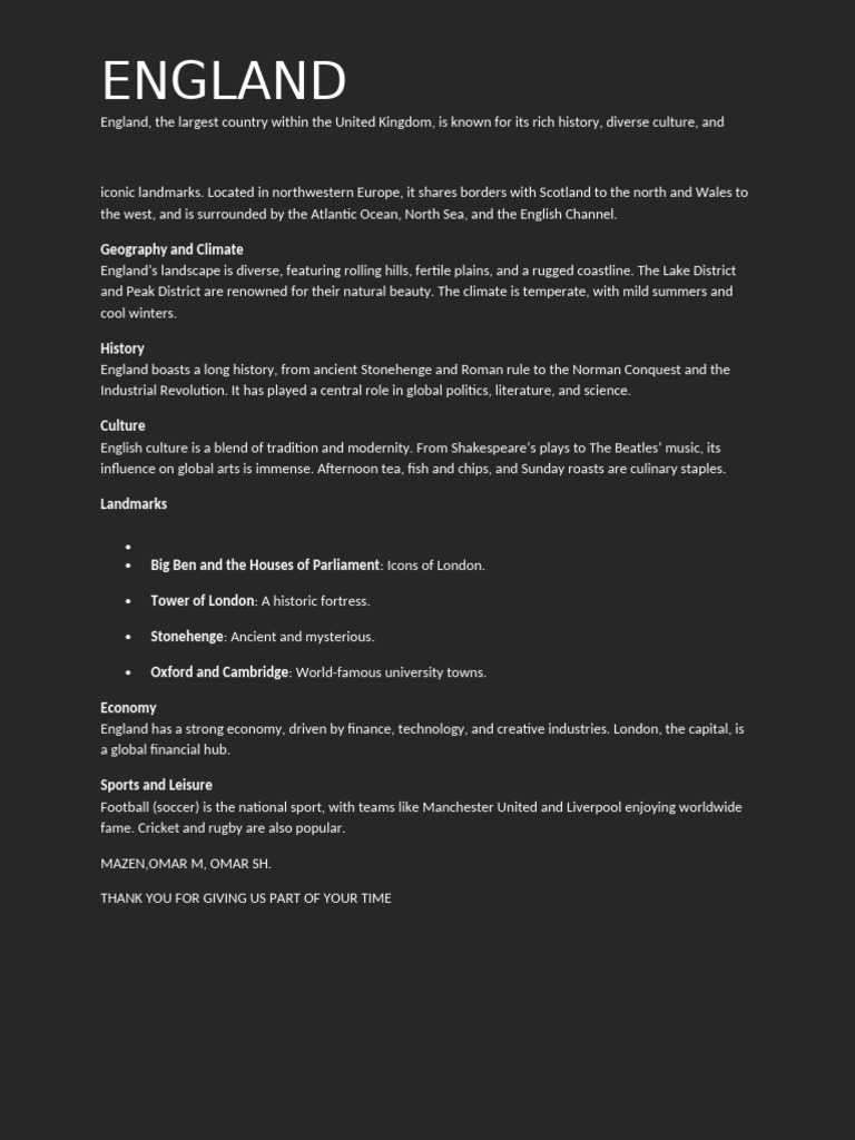 England | PDF