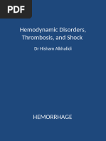 Pathology of Hemodynamic Disorders | PDF | Edema | Thrombus
