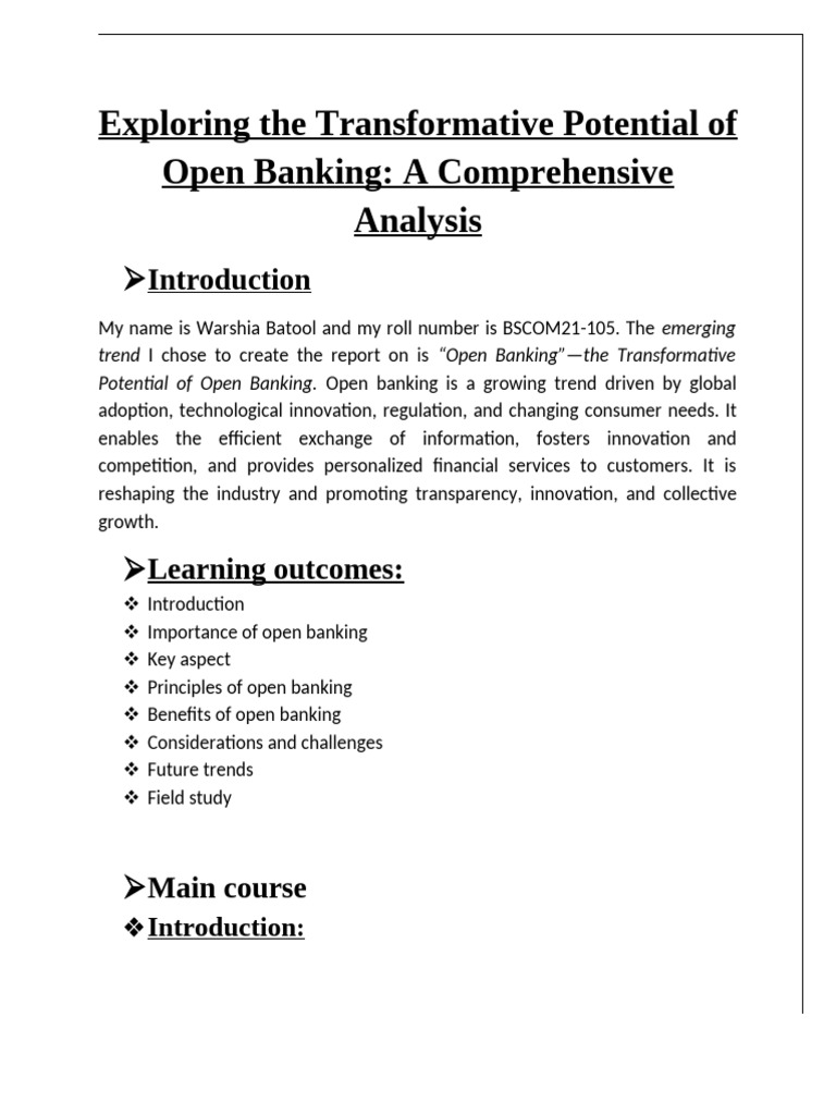 OPEN BANKING | PDF | Computer Security | Security