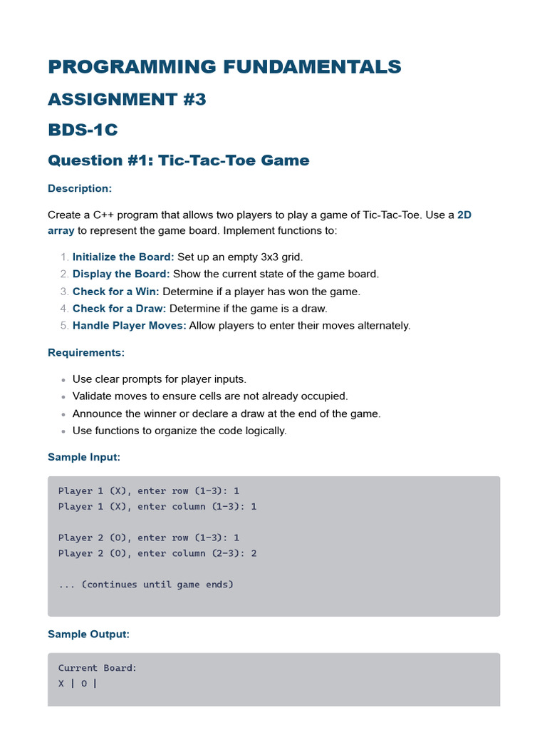 Bath-24-Programming-Assignment-C++ | PDF | C++ | Computing