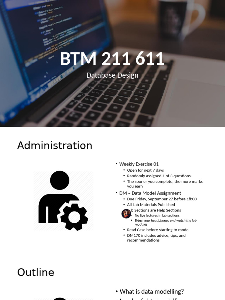 BTM 211: Data Modelling Overview | PDF | Databases | Data Model
