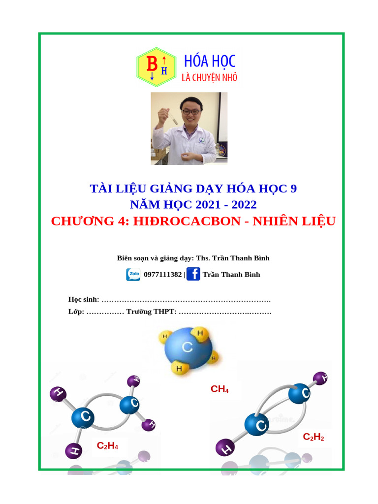 2021 - 2022. 9. CD4. Hidrocacbon. Nhien Lieu. TTB - Dap An Chi Tiet | PDF
