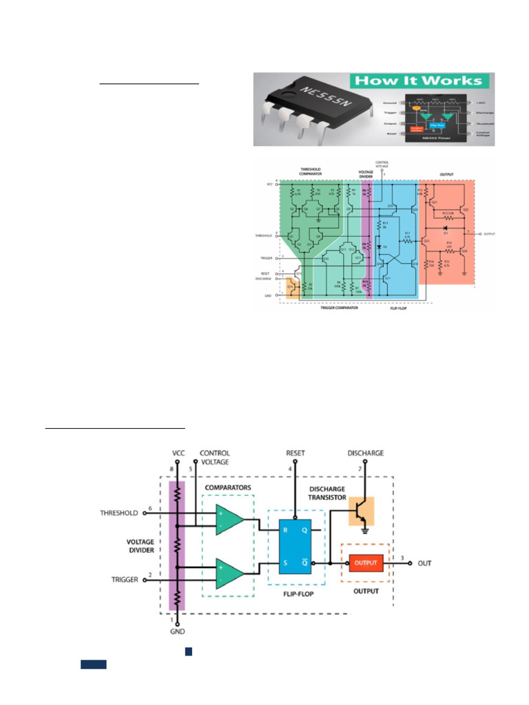 555 timer | PDF | Digital Electronics | Electrical Engineering