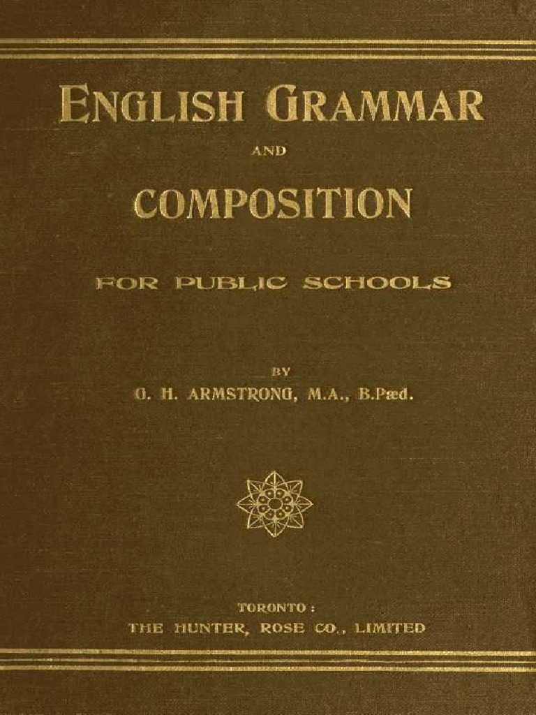 English Grammar and Composition For Public Schools | PDF | Adverb | Verb